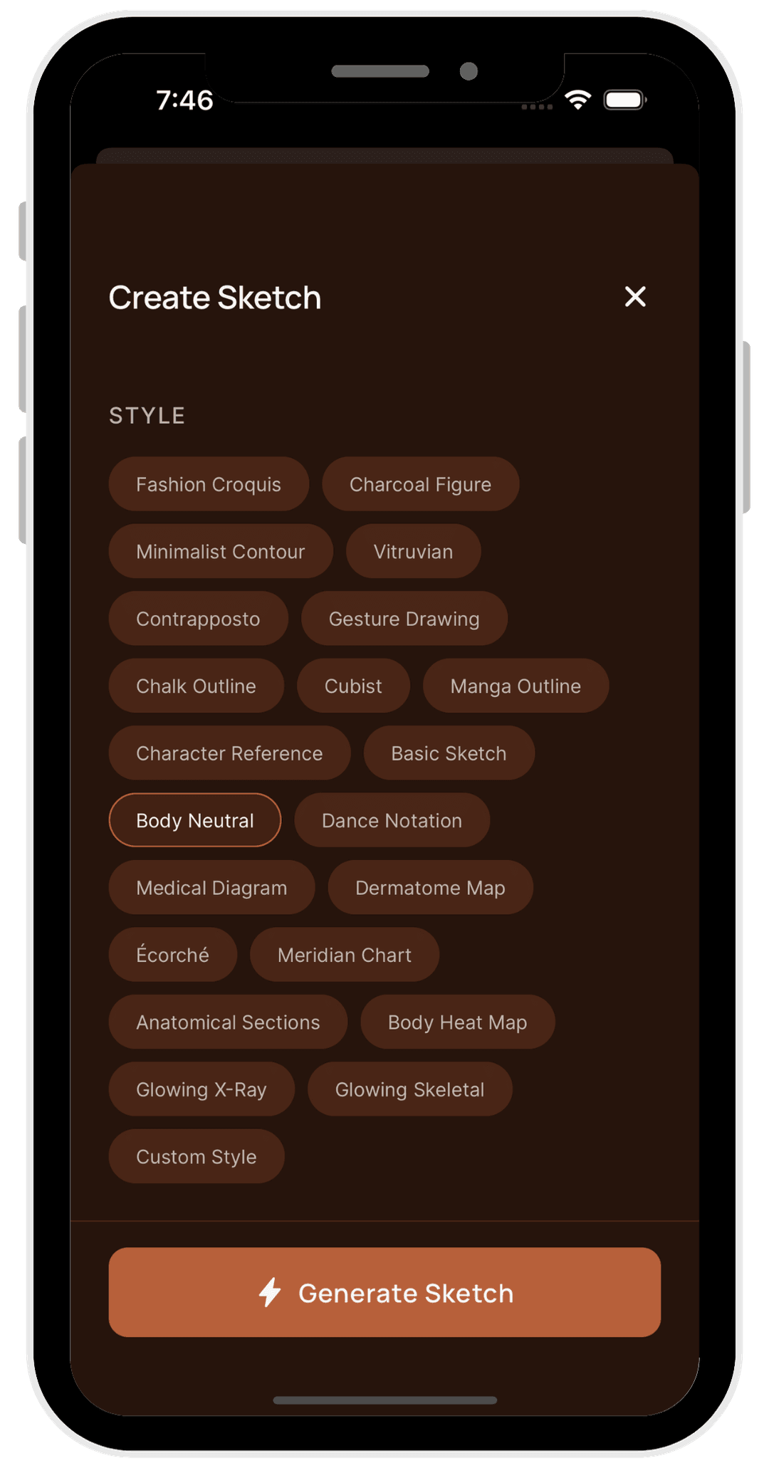 Body Sketch - Transform Photos into 3D Models & Artistic Sketches