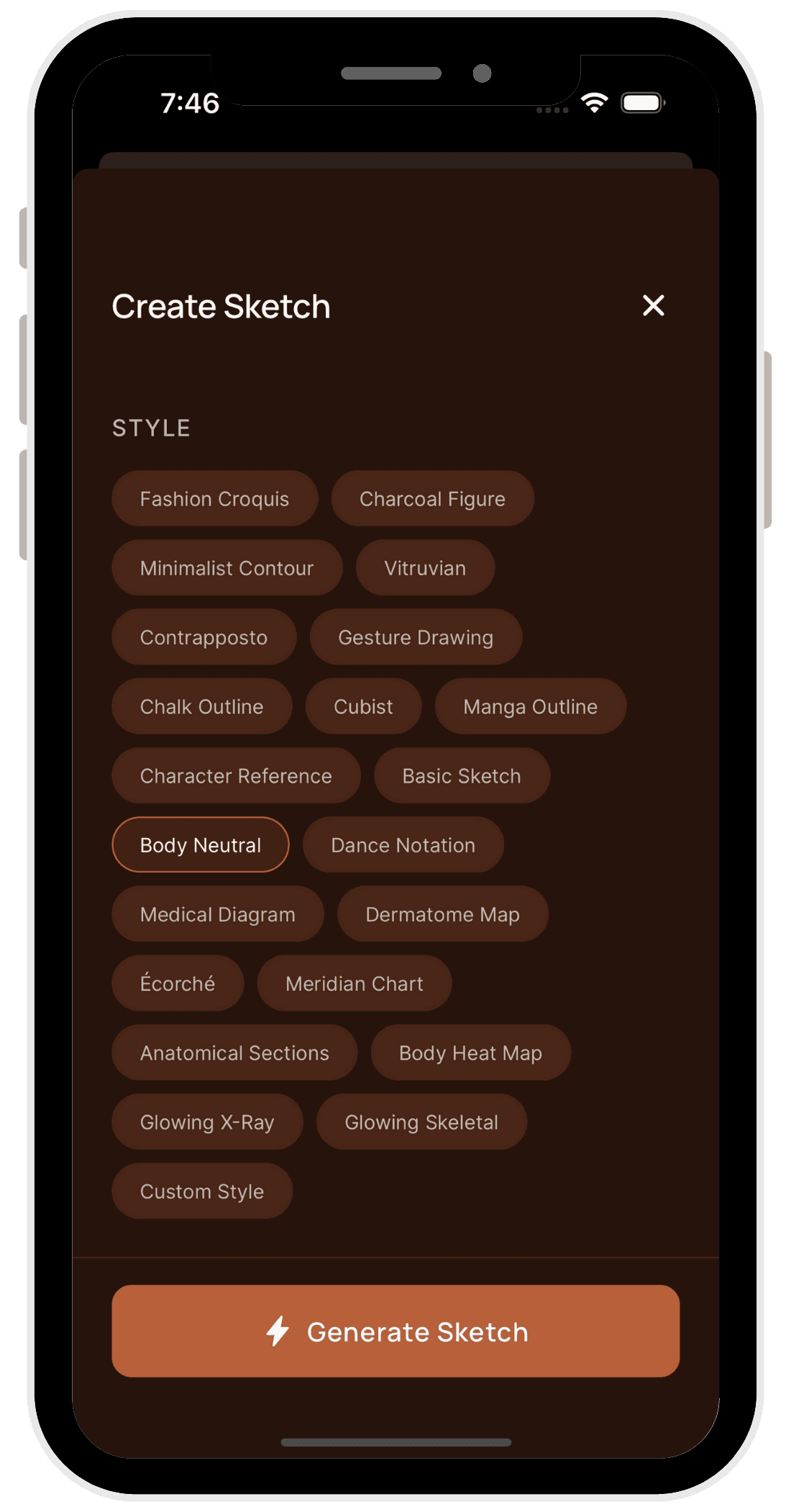 Body Sketch - Transform Photos into 3D Models & Artistic Sketches